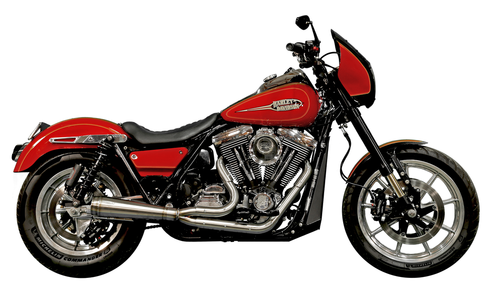 Assault: 2 Into 1 Harley-Davidson FXR Exhaust – Trask Performance