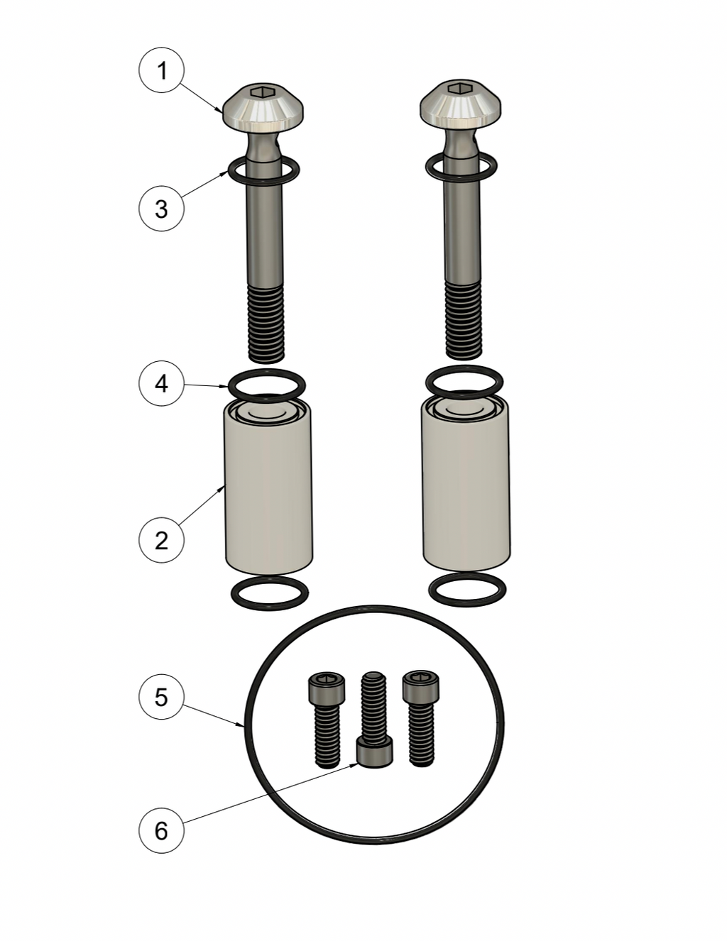 TM-1021-7K-R TRASK Twin-Cam Air Cleaner Breather Bolt Kit – Trask ...
